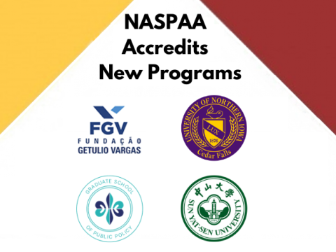 NASPAA Accredits Five New Programs | NASPAA